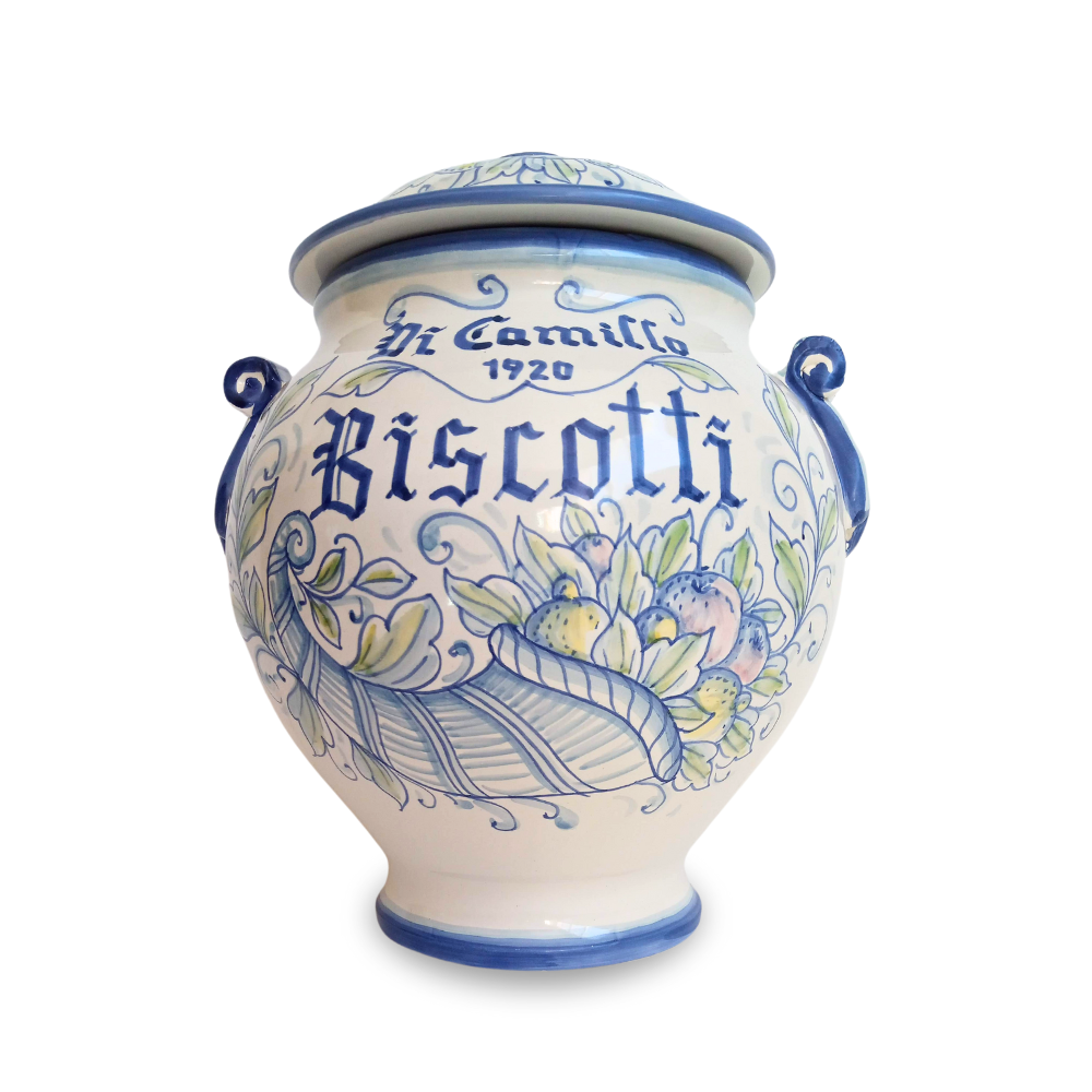 Biscotti Cookie Jars from Italy | Italian Ceramic Biscotti Jars ...