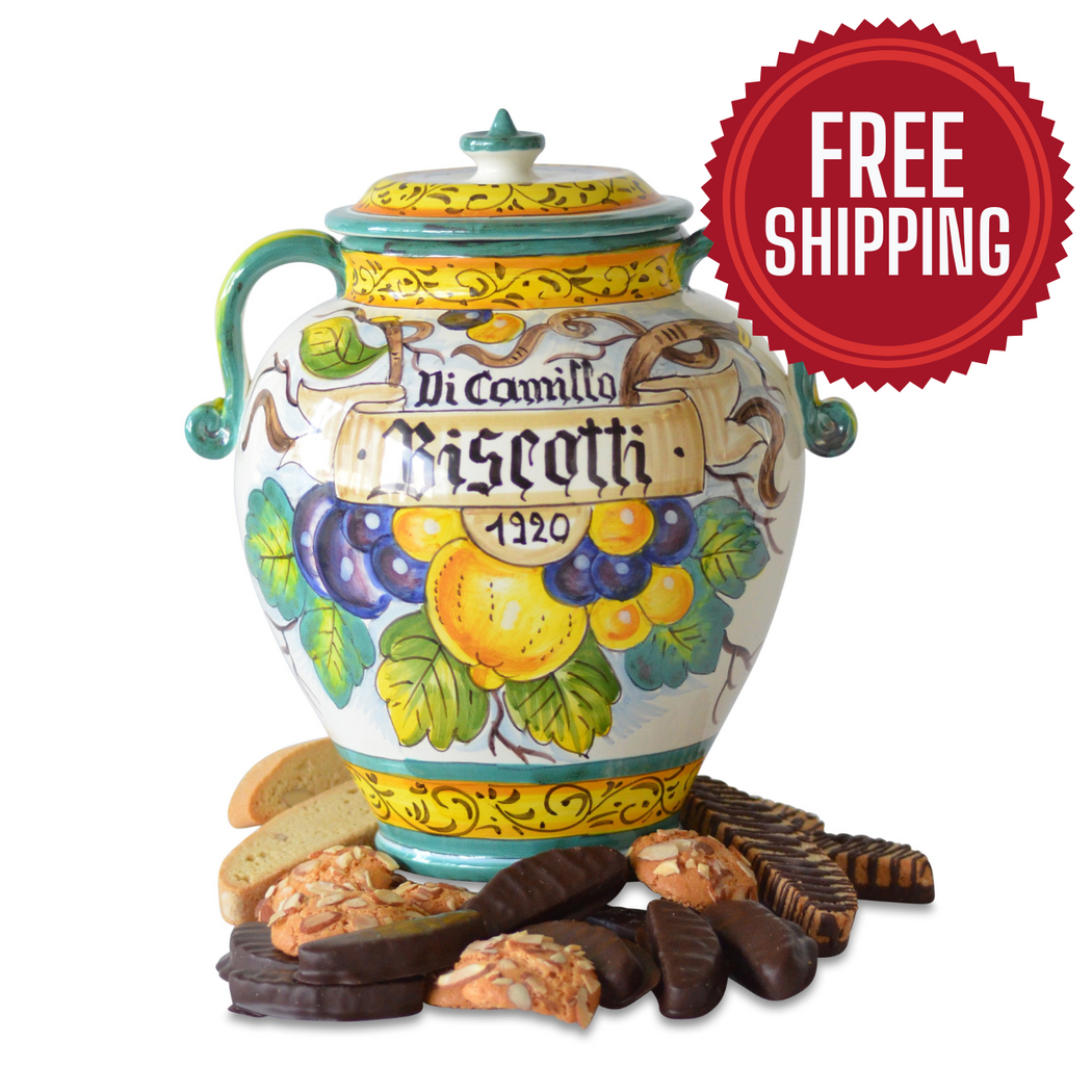 Collectible Italian Ceramic Biscotti Cookie Jars from Italy – DiCamillo ...