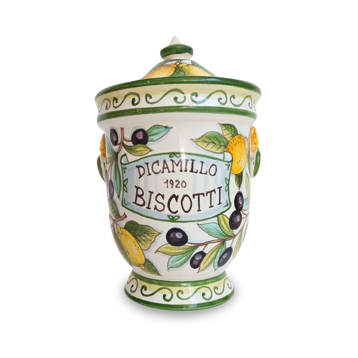 Biscotti Cookie Jars from Italy | Italian Ceramic Biscotti Jars ...