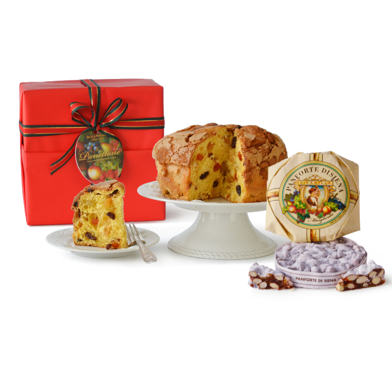 RED WRAPPED PANETTONE & PANFORTE - COMBO PACK SAVE $15 – DiCamillo Bakery